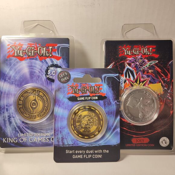 Konami | Jewelry | Yugioh Collectible Coins Lot Joey Wheeler Millennium ...